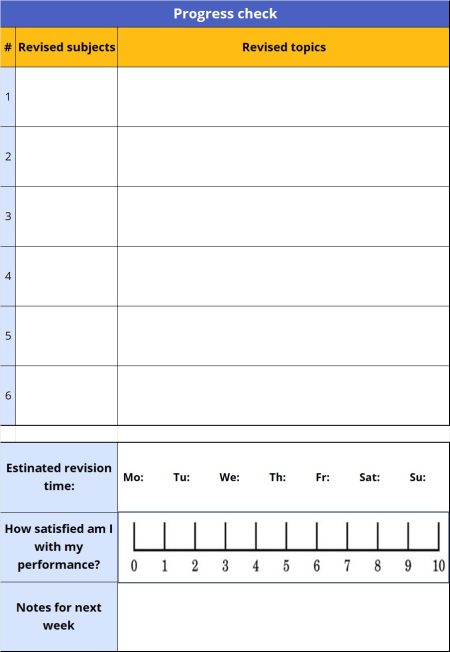 The Ultimate GCSE Revision Timetable Template + Free Download PDF | Ostado